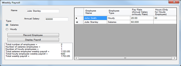 Write the Program using C# in Visual Studio Total | Chegg.com