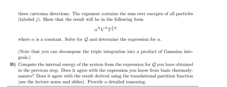 Solved In this example, you will compute the partition | Chegg.com