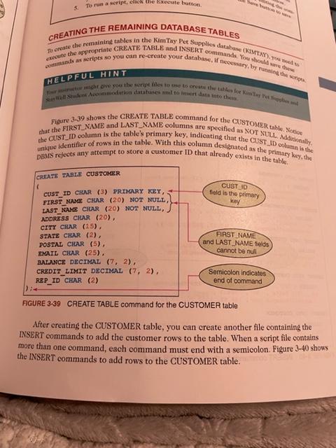 For all the KimTay questions you must use (mySQL, | Chegg.com