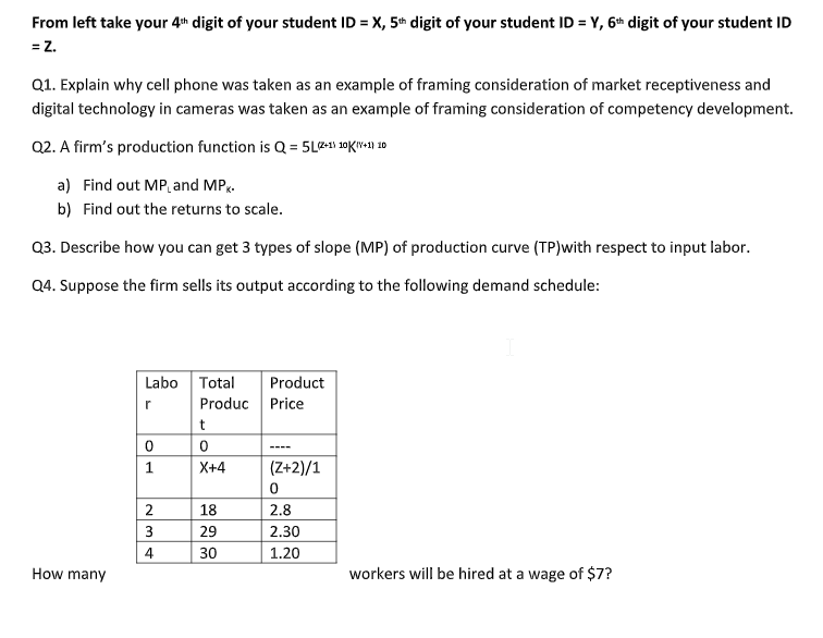 Solved X - 2 Y - 4 Z - 3 solve Q3 | Chegg.com
