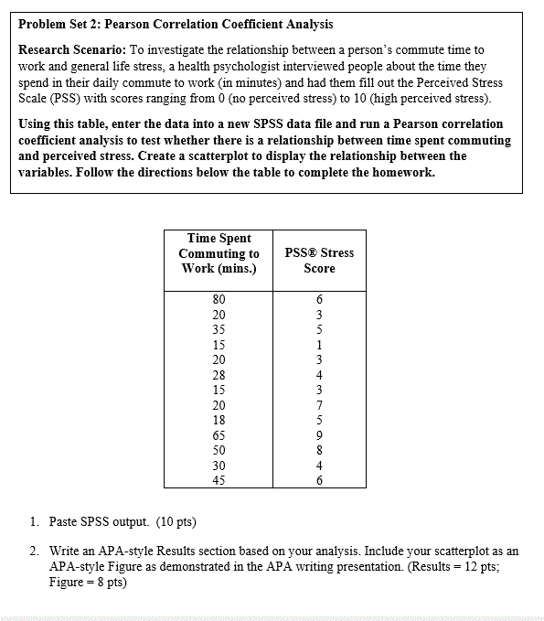 Solved Problem Set 2 Pearson Correlation Coefficient