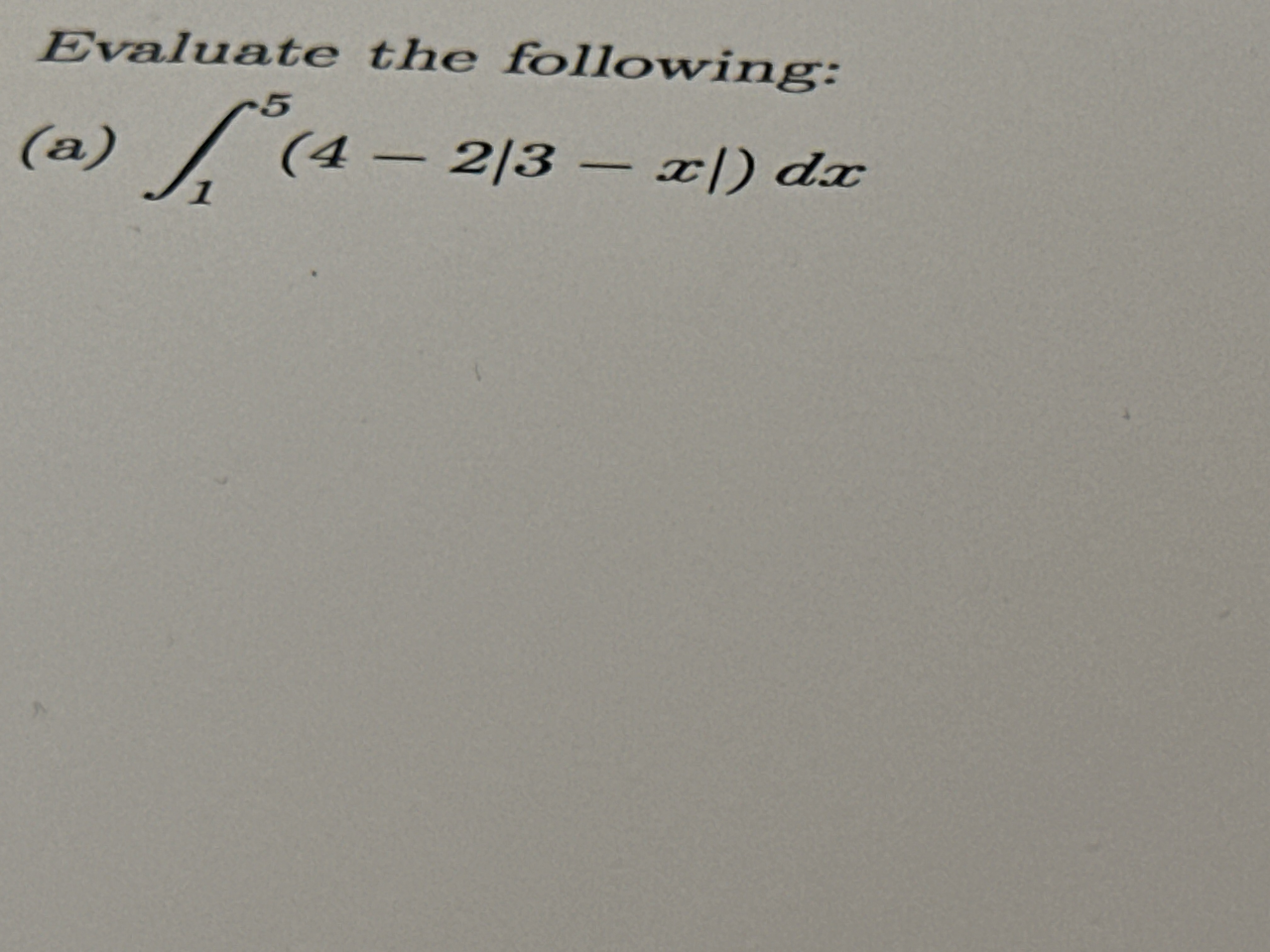 Solved Evaluate the following:(a) | Chegg.com