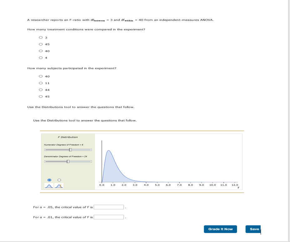 Solved 45404 How many subjects participated in the | Chegg.com