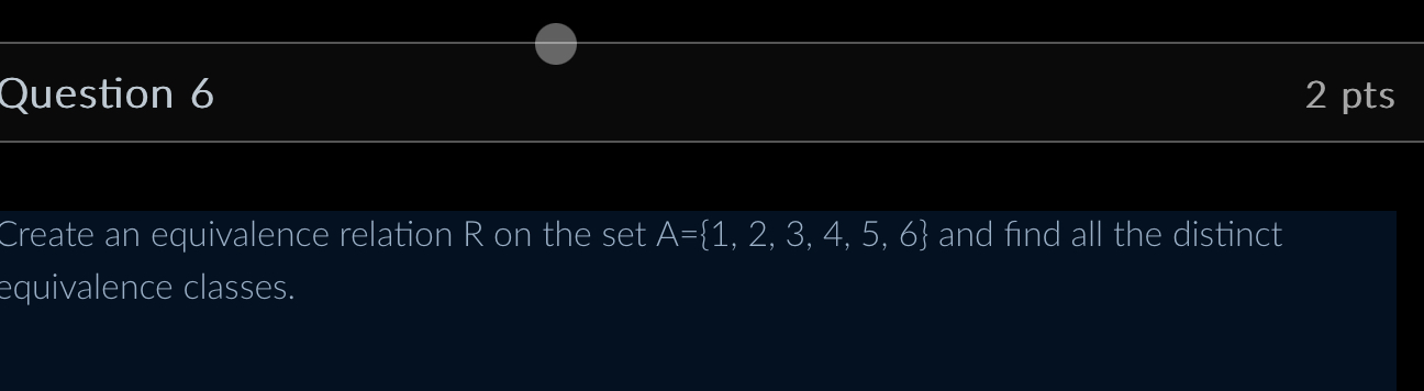 Solved Create an equivalence relation R on the set | Chegg.com