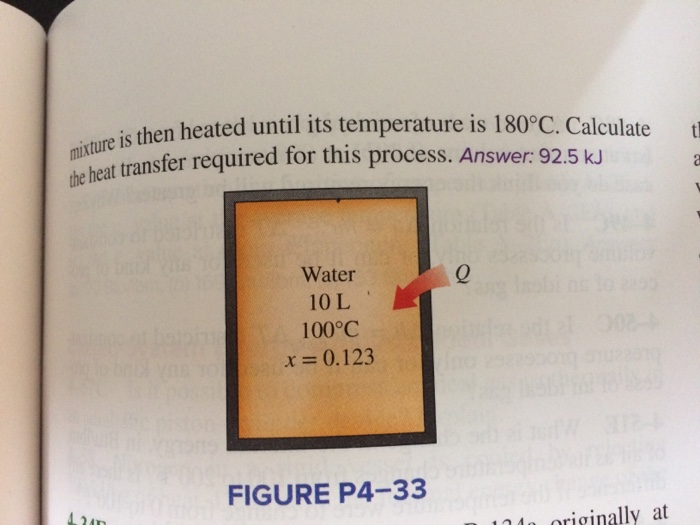 Solved 4-33 A rigid 10-L vessel initially contains a mixture | Chegg.com