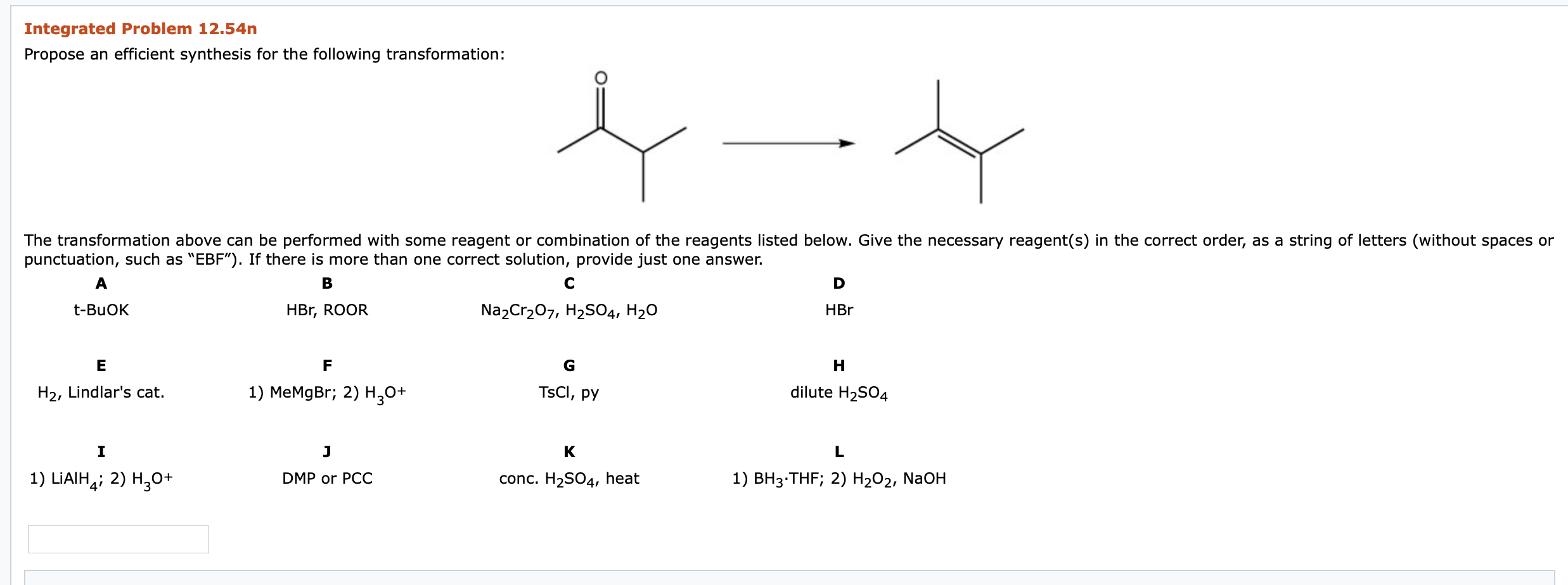 Solved Integrated Problem 12.54n Propose an efficient | Chegg.com Solved Integrated Problem 12.54n Propose an efficient | Chegg.com