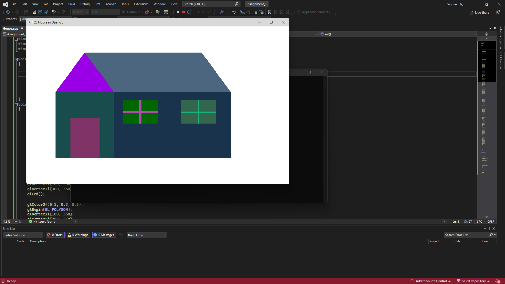 Solved OpenGL C++ help I really need help to add sun, cloud | Chegg.com