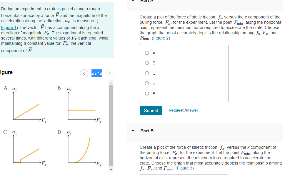 Solved During an experiment, a crate is pulled along a rough | Chegg.com