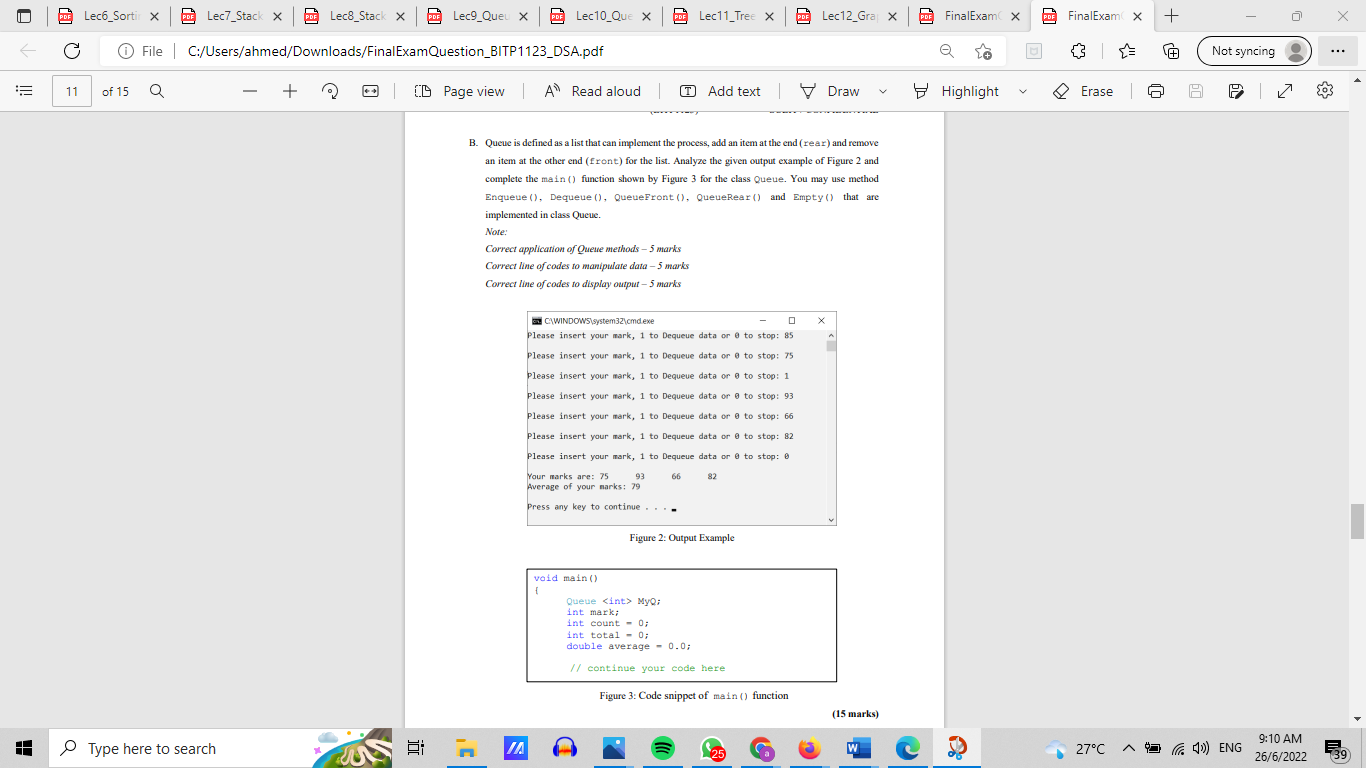 Solved PDF Lec6_Sortir X C Ⓒ File 11 of 15 Q PDF Lec7_Stack | Chegg.com