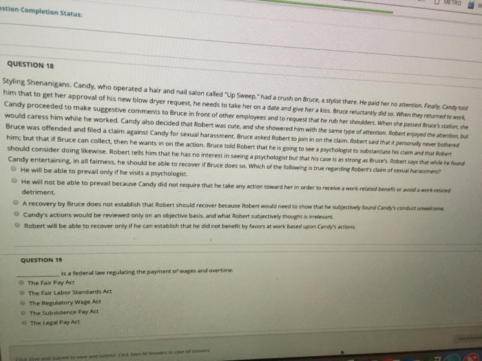 Solved estion Completion Status: QUESTION 18 who operated a | Chegg.com