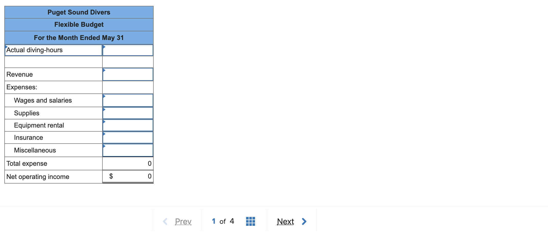 Solved Puget Sound Divers is a company that provides diving | Chegg.com