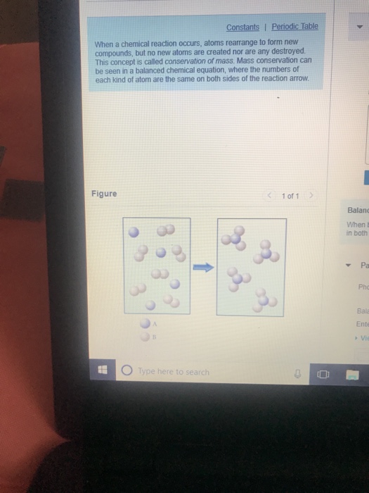 Solved When a chemical reaction occurs, atoms rearrange to | Chegg.com