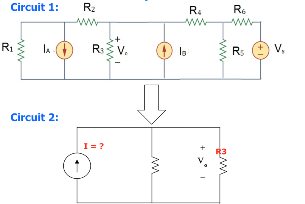 Solved Circuit 1: R2 R4 RO + R1 la o R33 v. 1B R5 + Vs w M | Chegg.com