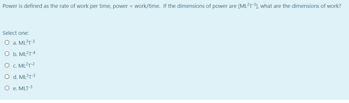 Solved Power is defined as the rate of work per time, power | Chegg.com