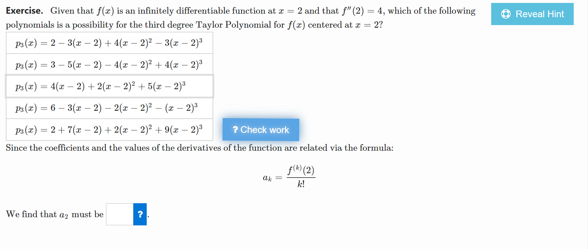 Solved Exercise. Given that f(x) is an infinitely | Chegg.com