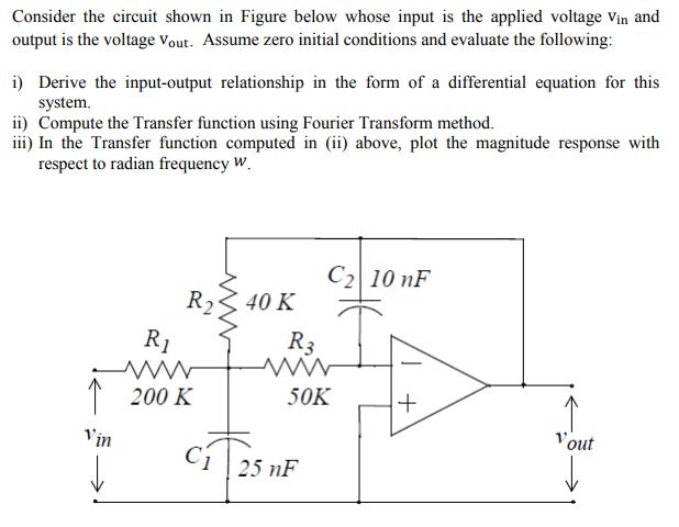 Solved Consider the circuit shown in Figure below whose | Chegg.com