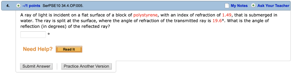 Solved 4. -11 points SerPSE10 34.4.OP.005. My Notes Ask Your | Chegg.com Solved 4. -11 points SerPSE10 34.4.OP.005. My Notes Ask Your | Chegg.com