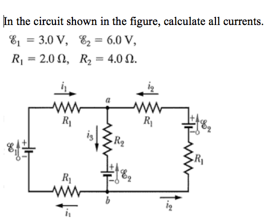 Solved In the circuit shown in the figure, calculate all | Chegg.com