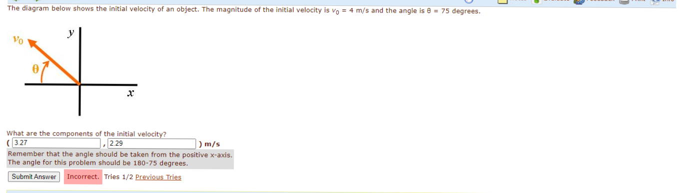 Solved The components of all the vectors are INTEGERS. The | Chegg.com