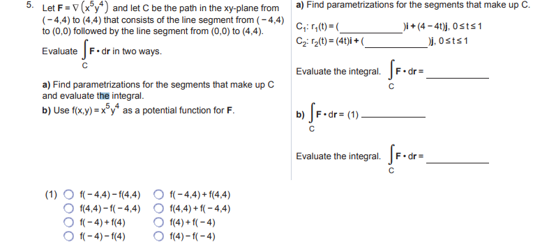 Solved a) Find parametrizations for the segments that make | Chegg.com