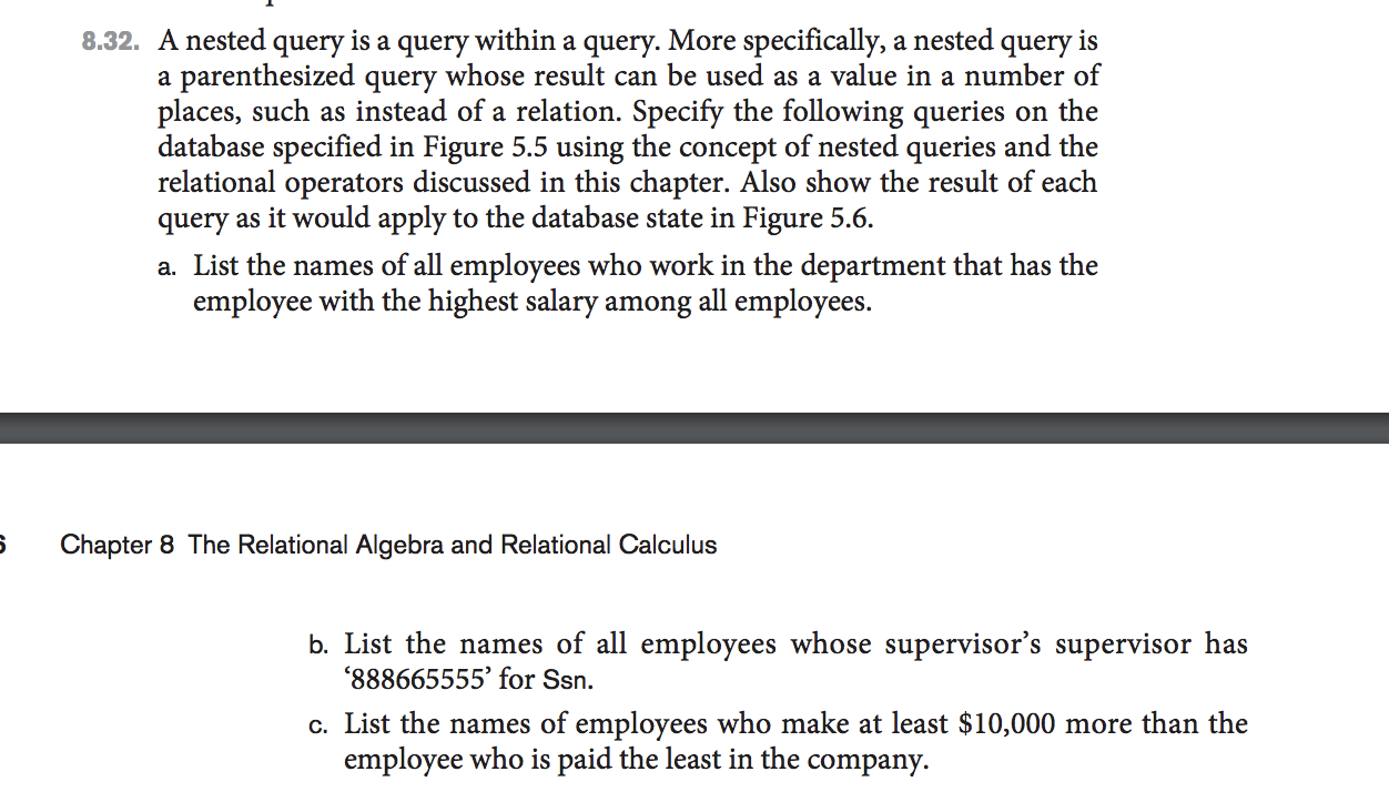 Solved 5.2 Relational Model Constraints and Relational | Chegg.com