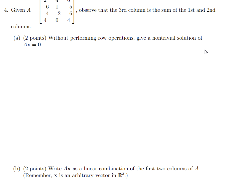 Solved 2. (2 points) Determine whether the vectors span R2. | Chegg.com