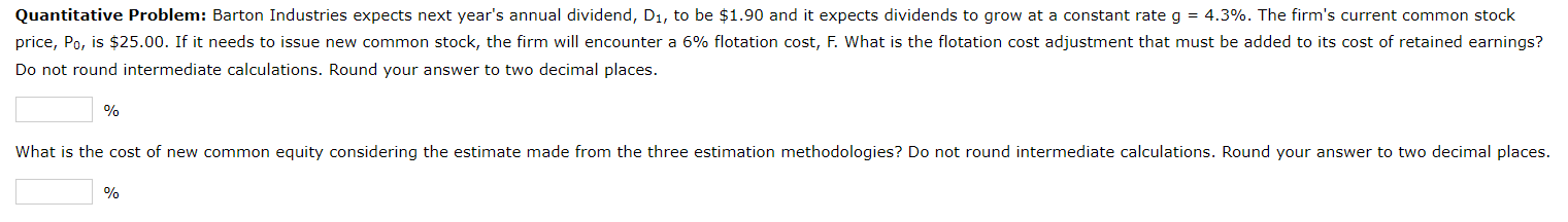 Solved Do not round intermediate calculations. Round your | Chegg.com