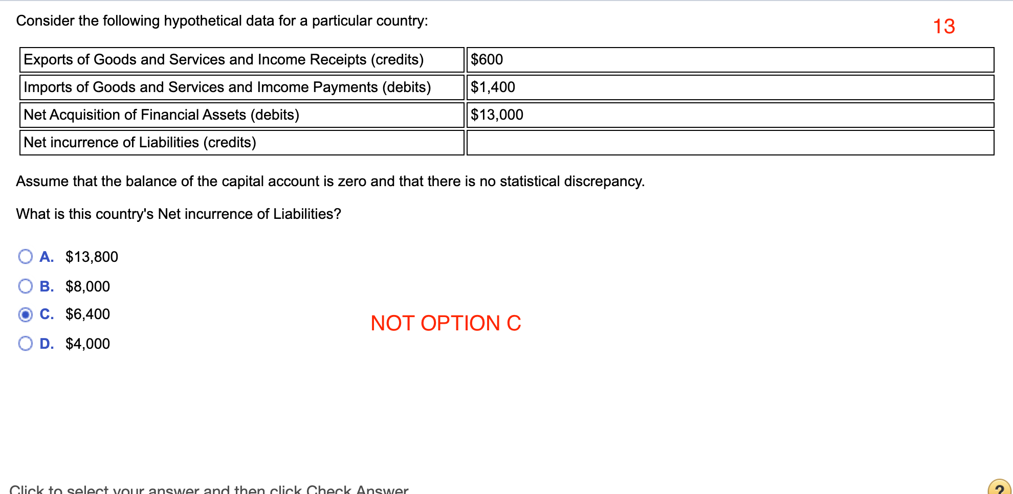 Solved Consider the following hypothetical data for a | Chegg.com