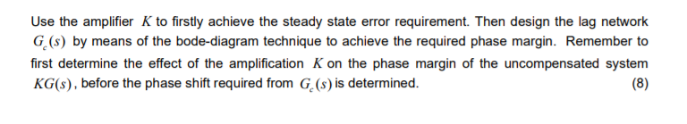 Solved a) Construct the Bode diagram for a unity feedback | Chegg.com