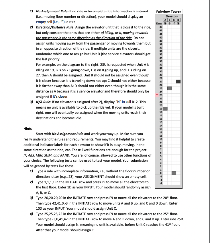 Solved No Assignment Rule: If no ride or incomplete ride | Chegg.com
