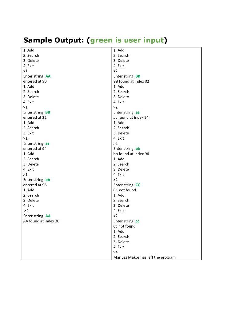 Solved this needs to be done in java: Problem | Chegg.com