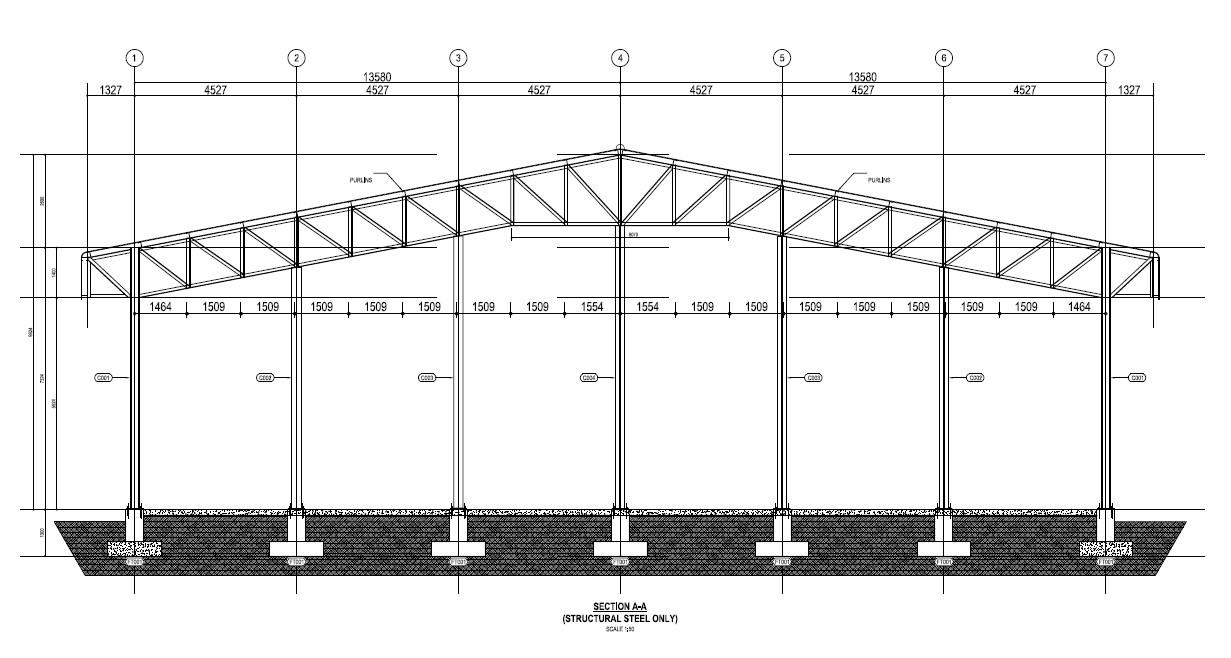 Warehouse project – General Arrangement Drawing 1 | Chegg.com