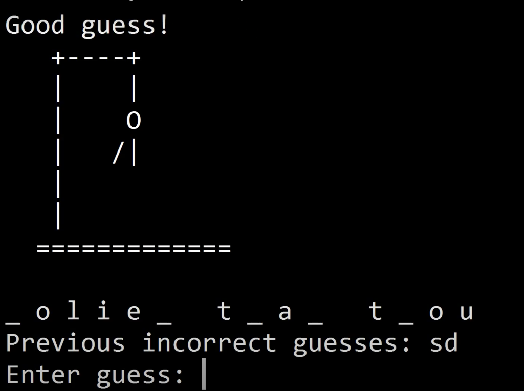 C++ HANGMAN GAME There definitely should be | Chegg.com