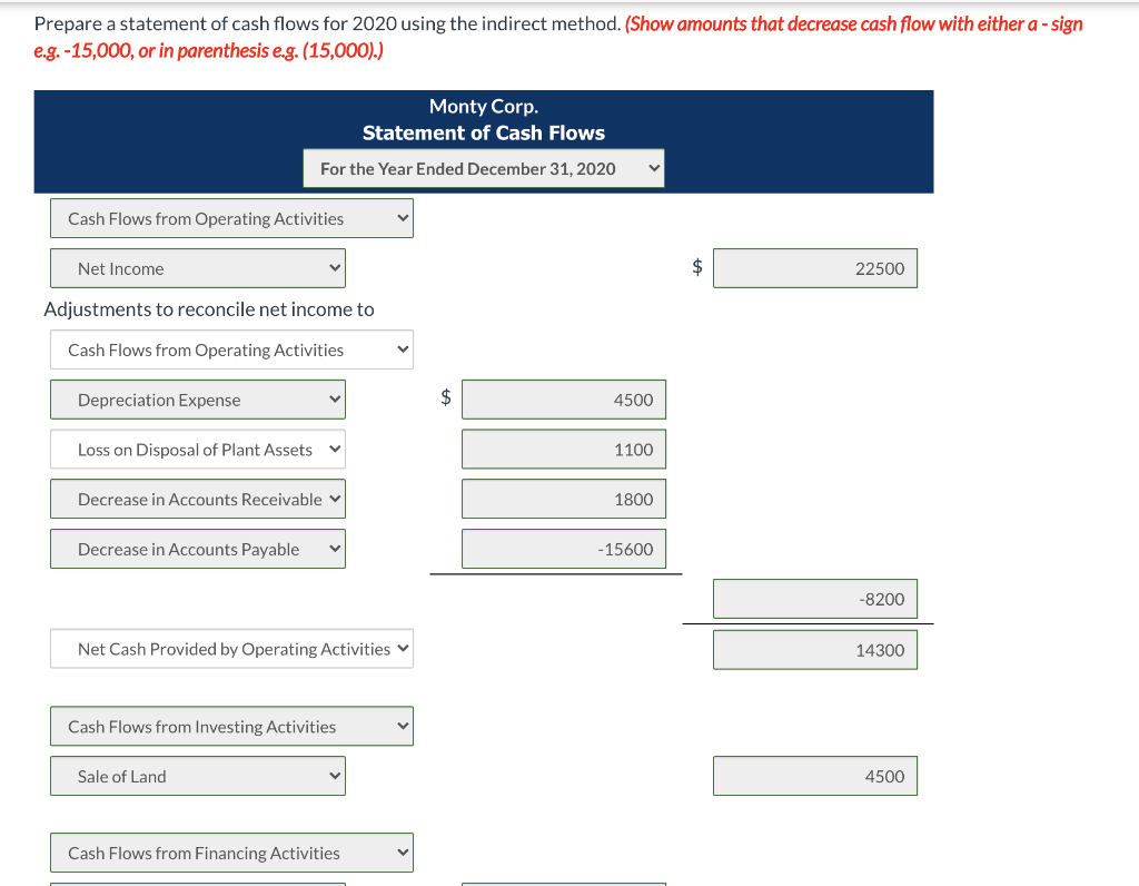 Solved Monty Corp. Comparative Balance Sheets December 31 | Chegg.com