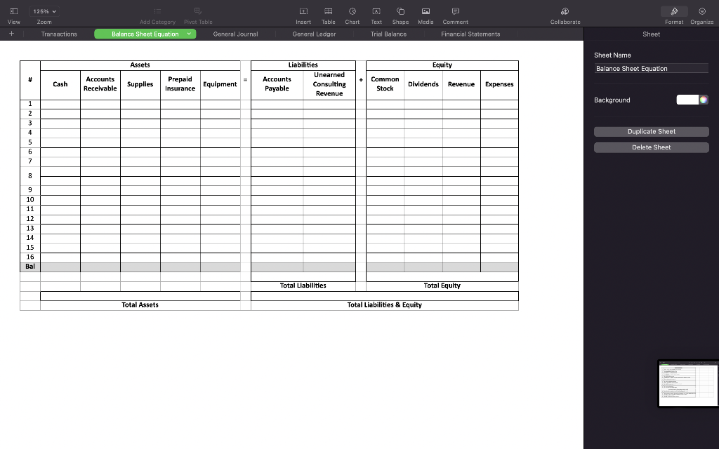 Solved BUS-1A- Financial Accounting Project 1 Complete the | Chegg.com