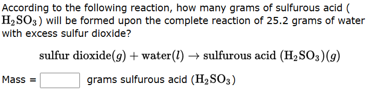 Solved According to the following reaction, how many grams | Chegg.com