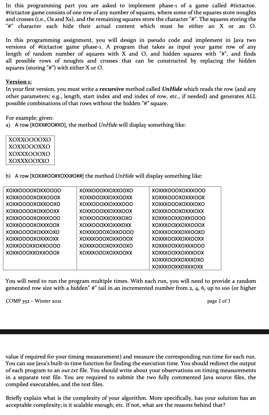 In this programming part you are asked to implement | Chegg.com