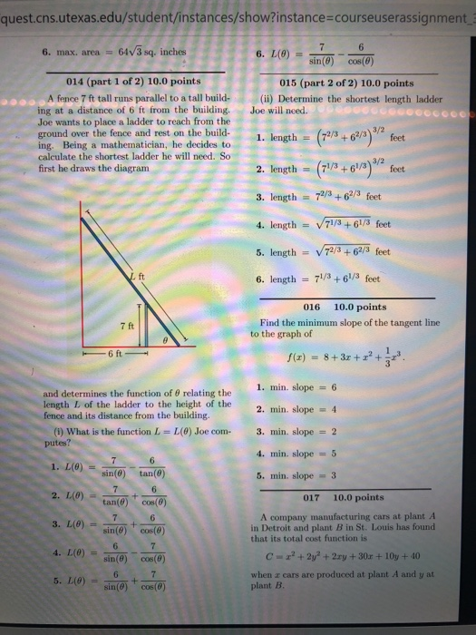 Solved Question | Chegg.com