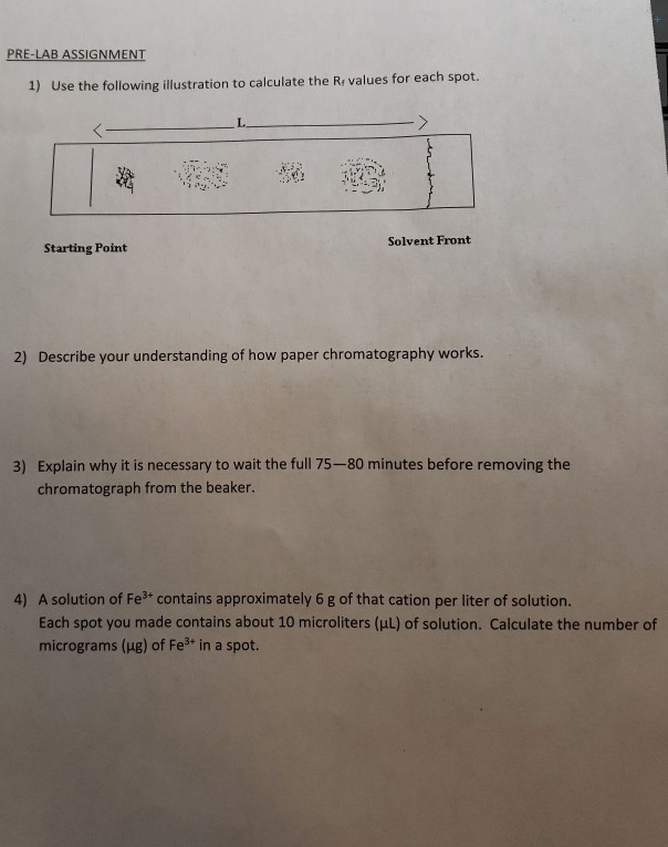 Solved PRE-LAB ASSIGNMENT 1) Use the following illustration | Chegg.com