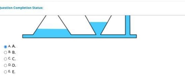Solved Pascal's Law Three containers connected at the base | Chegg.com