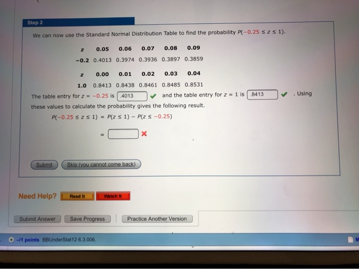 Solved Step 2 We can now use the Standard Normal | Chegg.com