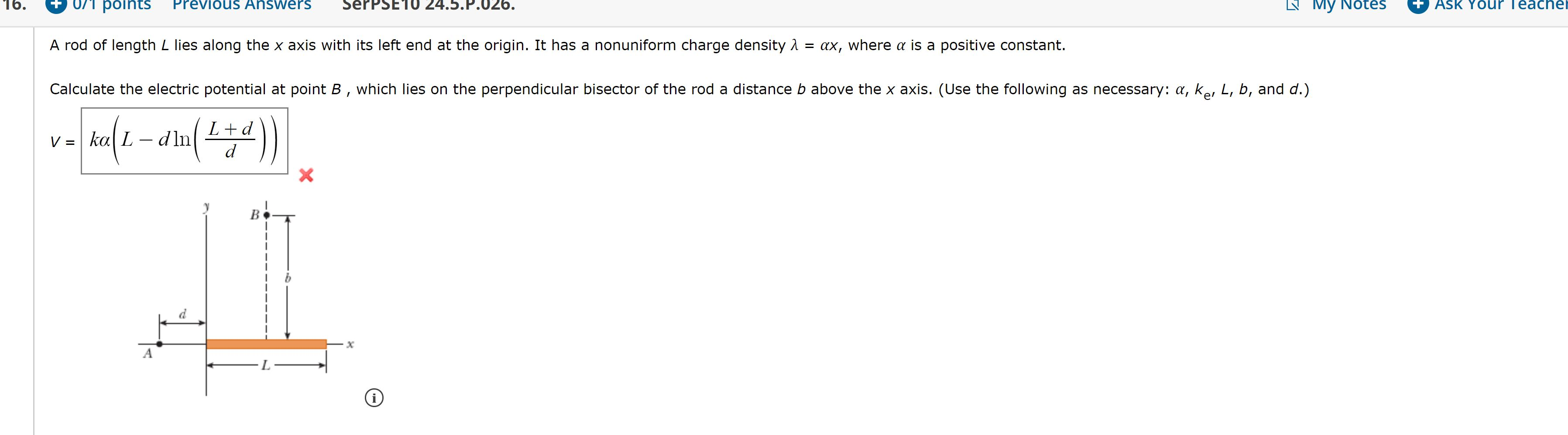 Solved 16. + Ul points Previous Answers SerPSETU 24.5.P.U26. | Chegg.com Solved 16. + Ul points Previous Answers SerPSETU 24.5.P.U26. | Chegg.com