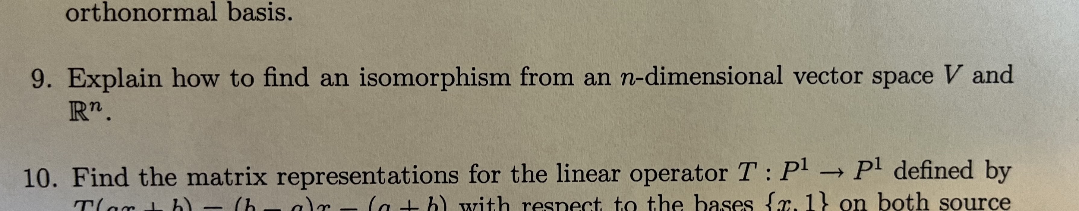Solved Explain how to find an isomorphism from an | Chegg.com