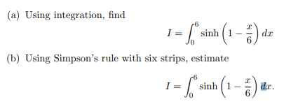 Solved (a) Using integration, find | Chegg.com