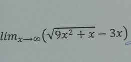 Solved limx→∞(9x2+x2-3x) | Chegg.com