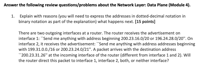 Solved Answer the following review questions/problems about | Chegg.com