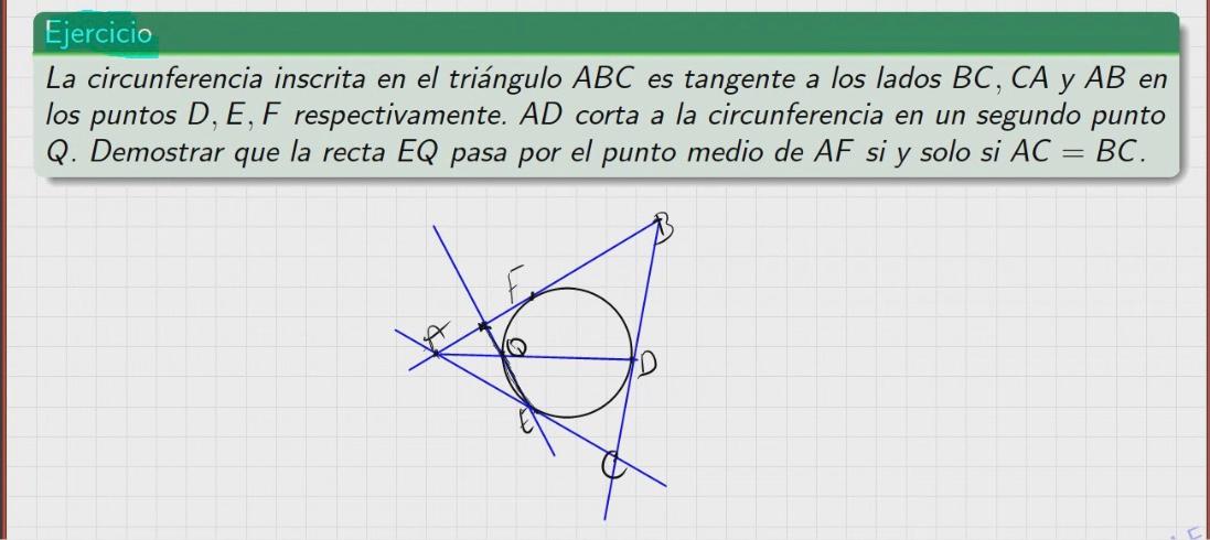 The circle inscribed in triangle ABC is tangent to | Chegg.com