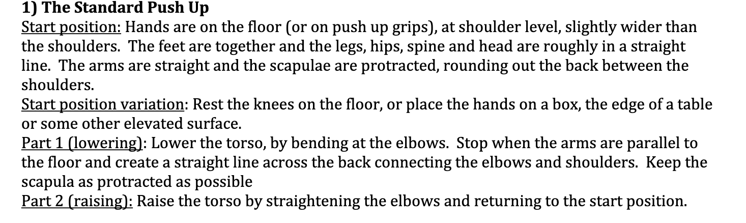 Solved At each part, name the body part(s) in action (the | Chegg.com