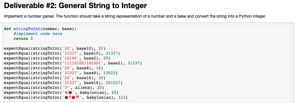 Solved Please help me with the code for deliverable #2, I | Chegg.com