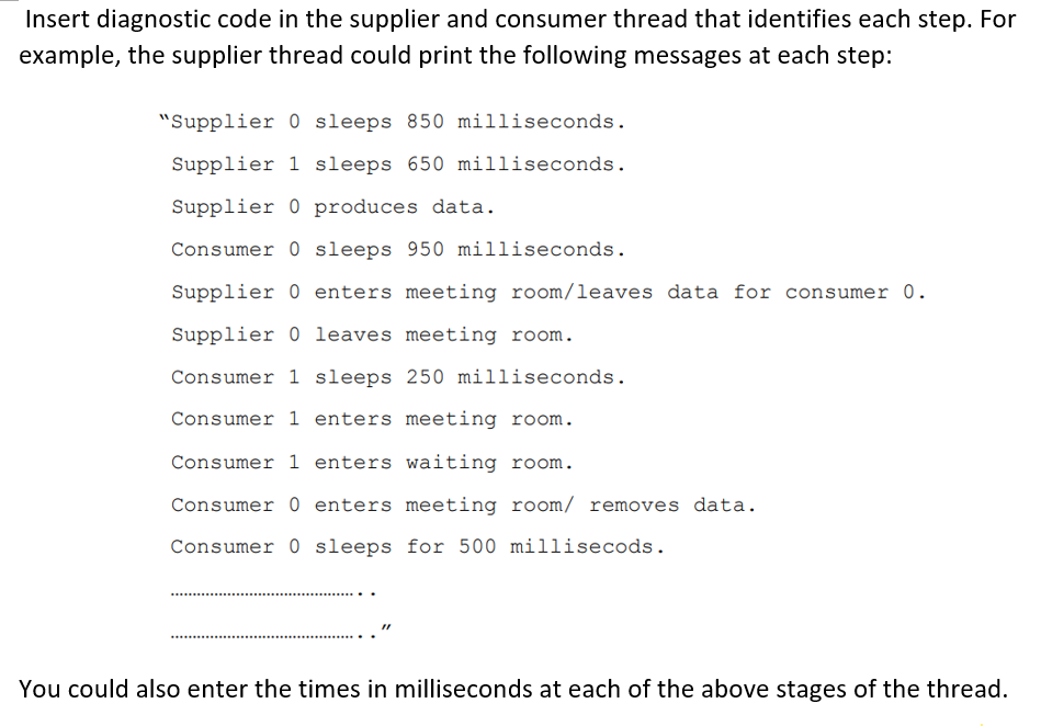 Solved Concurrency Threads Write A Program To Simulate The 